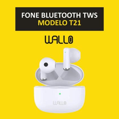 Fone Bluetooth sem Fio TWS Wireless WALLO t21 - Fone de Ouvido ...