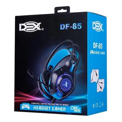 Fone De Ouvido C/Microfone Df-85 - DEX - Headset Gamer - Magazine Luiza