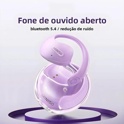 Fones De Ouvido Bluetooth 5.4 Com Cancelamento De Ruído MINISO X15 pro ...