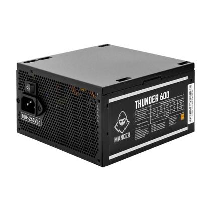 FONTE MANCER THUNDER 600W, 80 PLUS BRONZE, MCR-THR600-BL01-OEM + Cabo ...