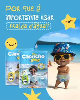 Fralda de piscina capricho g/xg 12 a 15 kg - Fralda Descartável ...