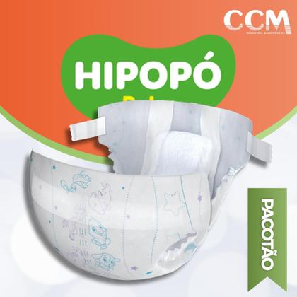 Fraldas Descartáveis Infantil Hipopó Baby Pacotão Hiper P M G XG XXG ...