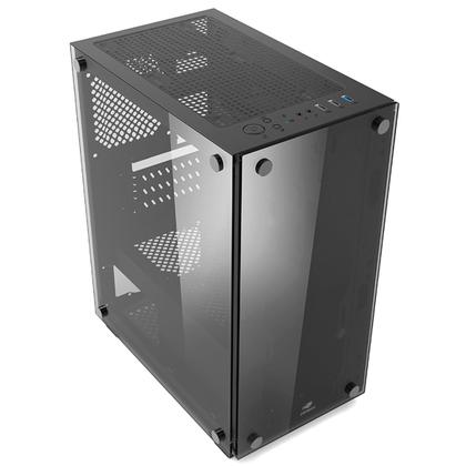 Gabinete Gamer C3Tech MT-G110BK, Micro-ATX, Lateral e Frontal Vidro ...