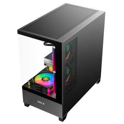 Gabinete Gamer Hyrax Tower HGB330, Mini Tower, M-atx, Frontal E Lateral ...