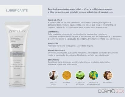 Gel Lubrificante e Hidratante para a Região Pélvica Dermosex 220 ml - A ...
