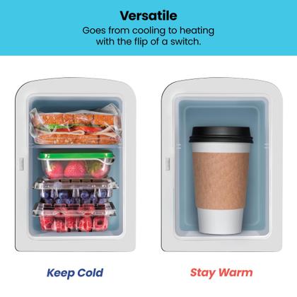 Geladeira portátil Chefman Iceman Mini Black 4L 6 latas 4L - Mini ...