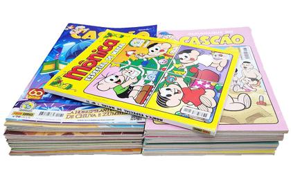 Gibi Turma Da Mônica Cebolinha Cascão Almanaque Kit 20 Vols. - Panini ...