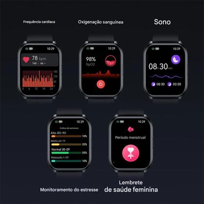 Haylou Watch 2 Pro Relógio Inteligente Smartwatch Gps IP68 Monitor de ...