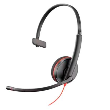 Headset HP Poly Blackwire 3210, USB-A, USB-C, Preto - 8X214A6 - Peças e ...