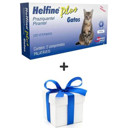 Helfine plus gatos com 2 comp - Agener União - Vermífugo Pet - Magazine ...