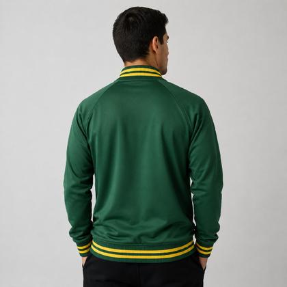 Jaqueta Brasil Olden Estrelas Verde - Masculino Tamanho:GGCor:Verde ...