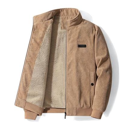 Jaqueta De Inverno Masculina Grossa E Quente Com Forro De Fleece ...