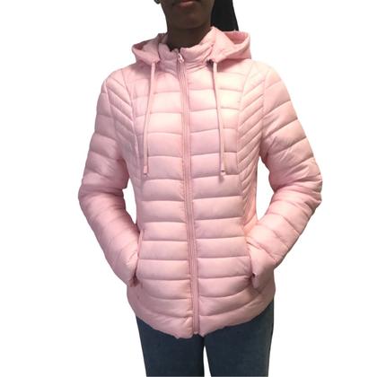 Jaqueta Dunialin com Capuz Removível Rosa 2181 - Outros Moda - Magazine ...