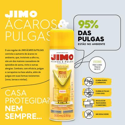 Jimo Ácaros e Pulgas 300ml - Antipulga e Carrapaticida - Magazine Luiza