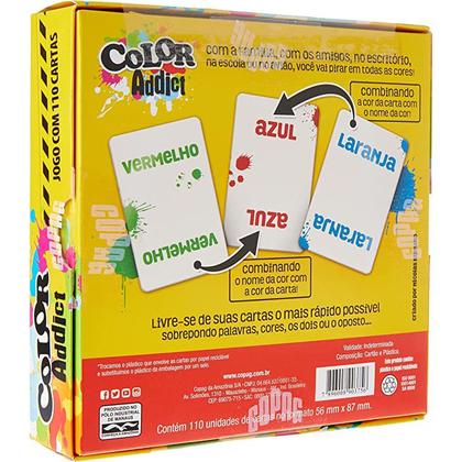 Jogo Color Addict Copag - Jogos de Cartas - Magazine Luiza