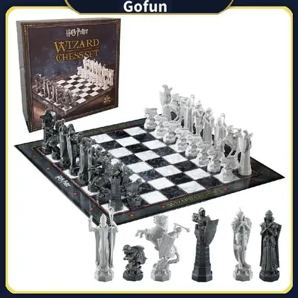 Jogo de tabuleiro de xadrez Harry Potter Wizard, versão em inglês ...