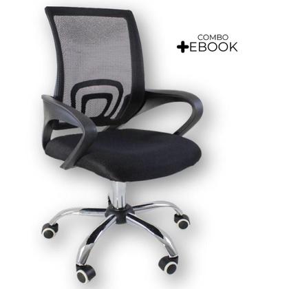 Kit 2 Cadeiras De Escritorio Begonia Ergonomico Preto - Oficial Webshop ...