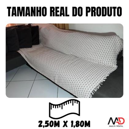 Kit 2 Manta para Sofá Retrátil Grande Gigante 180x240 cm 2 e 3 lugares ...