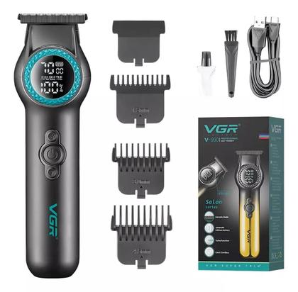 Kit 2 Máquina Corte V001 Base + Acabamento V990 Vgr Barbeiro Barbearia ...
