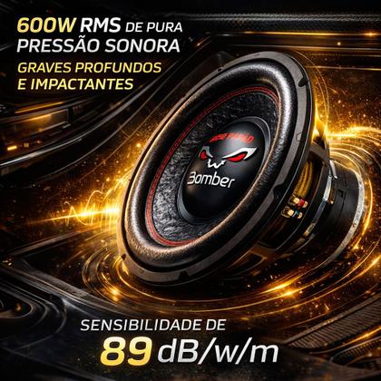 Kit 2 Subwoofer Bomber Bicho Papão 12 600w Rms 4 Ohms - Subwoofer ...