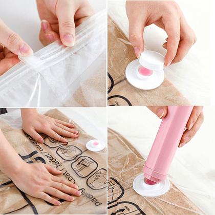 Kit 3 Sacos À Vácuo Organizador Roupas Vacuum Bag 70x110cm - Top Útil ...