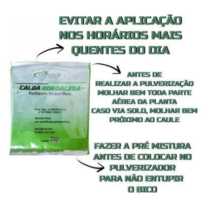 Kit 4 Calda Bordalesa Quimiagri 20g Uso Foliar e Solo Fertilizante ...