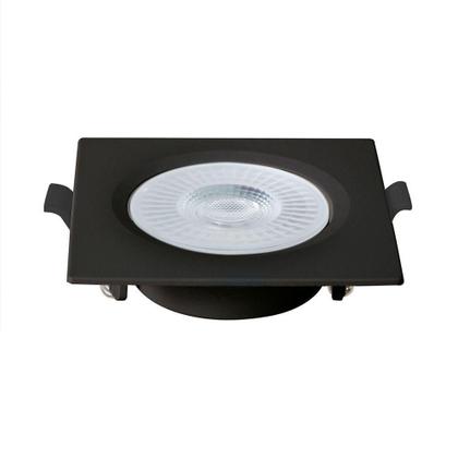 Kit 6 Spot De Led Embutir Slim Par20 Quadrado 8w Preto Bivolt 6500k ...