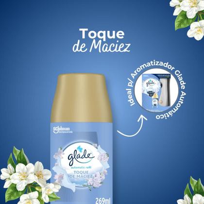 Kit C/6 Desodorizador Glade Automatic Spray Refil Frescor de Toque de ...