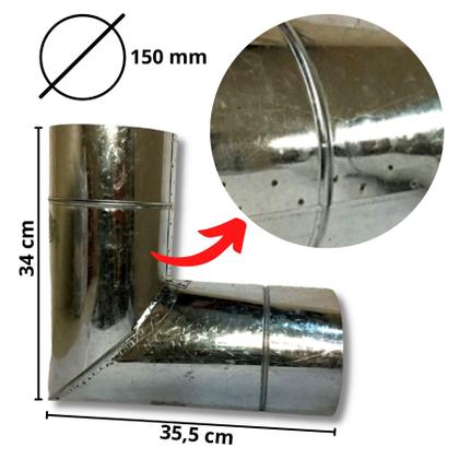 Kit Chaminé Chapeu Joelho Dumper - GS Grill - Peças para Fogão a Lenha ...