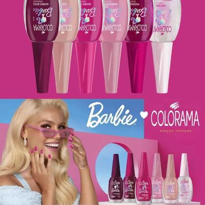 Kit Colorama Coleção Barbie - 6 Cores - Esmalte - Magazine Luiza