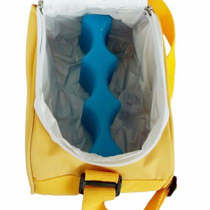 Kit com 6 Gelo Reutilizavel Gela Lata Formato de 3 Latinhas Plastico ...