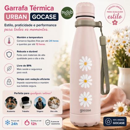 KIT Garrafa Térmica Gocase URBAN Original 500ml Estampas com Eco ...