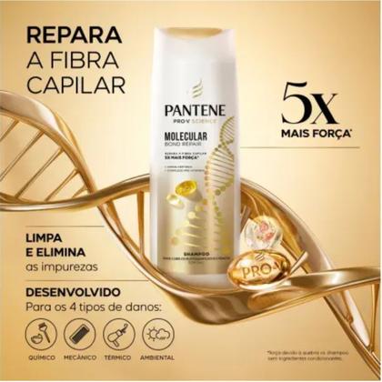 Kit Pantene Molecular Sh 300ml + Cond 150ml Bond Repair - Kit Cuidados ...