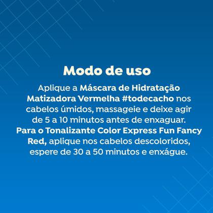 Kit Vermelhão do Poder + Color Express Fun Fancy Red Salon Line ...