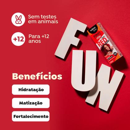 Kit Vermelhão do Poder + Color Express Fun Fancy Red Salon Line ...