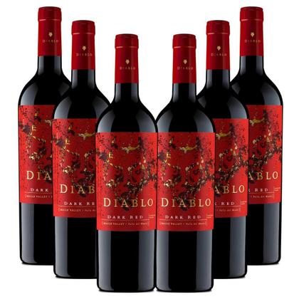 Kit Vinho Diablo Dark Red 750Ml 6 Unidades - Casillero Del Diablo ...