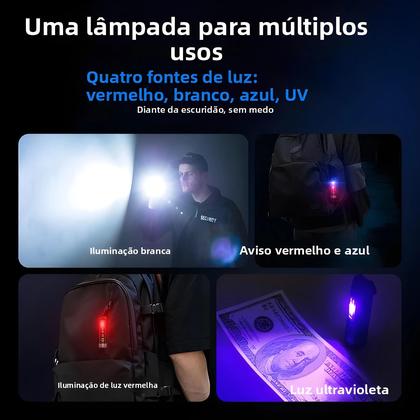 Lanterna Mini LED Recarregável EDC PHILIPS SFL1121 Para Camping ...