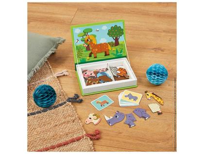 Livro Magnético Infantil Vida Animal 40 Peças - Janod - Brinquedos ...