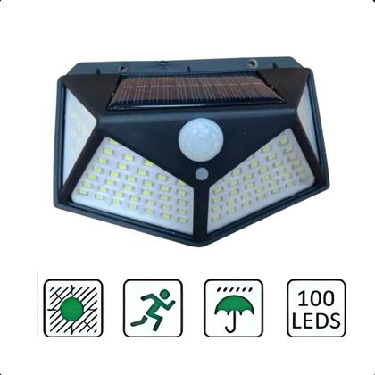 Luminária Solar Jardim Original Luz Potente Para Uso Profissional ...