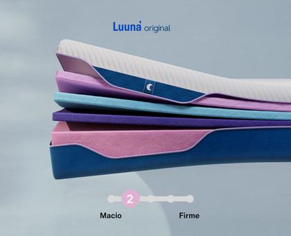 Luuna Colchão, Original Macio, Espuma e Molas Ensacadas - Cama Queen ...