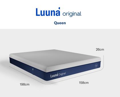 Luuna Colchão, Original Macio, Espuma e Molas Ensacadas - Cama Queen ...