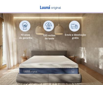 Luuna Colchão, Original Macio, Espuma e Molas Ensacadas - Cama Queen ...