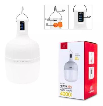 Luz De Acampamento Portátil Recarregável Led 38 W - KAPBOM - Luminária de Emergência - Magazine ...