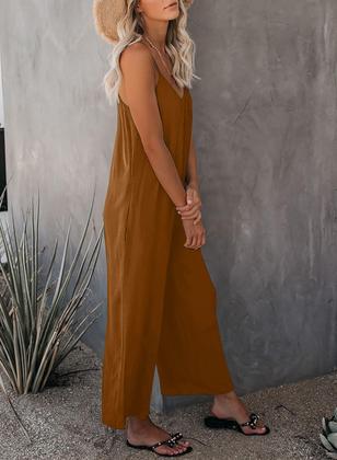 Macacão Happy Sailed, folgado, sem mangas, para mulheres - Macacão e ...