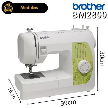 Máquina de Costura Brother BM2800 Portátil Resistente Enfiador de Linha ...