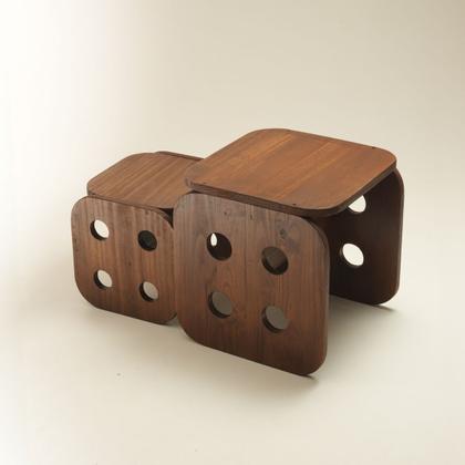 Mesinha e Cadeirinha Madeira Infantil Cubo Montessori Imbuia Marcenaria ...