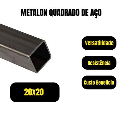 Metalon 20x20 Tubo Quadrado De Aço 1 Metro 6Und - ANDRACO - Autopeças ...