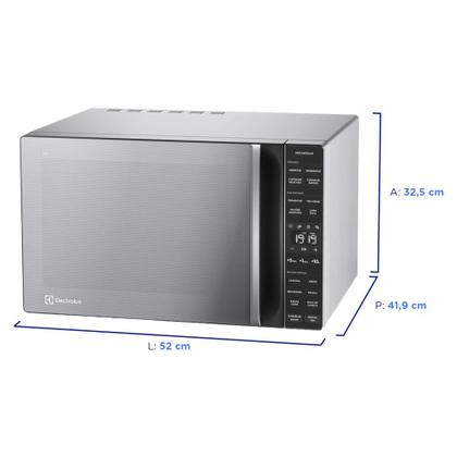 Micro-ondas de Bancada Electrolux Efficient 36L 1600W Espelhado ME36S ...