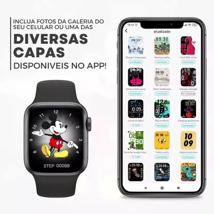 Microwear Smart Watch W11 Mini Series 11 42mm Responde WhatsApp ...