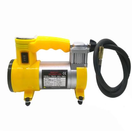 Mini Compressor Ar Portátil veicular Lanterna encher pneu - Idea - Mini ...